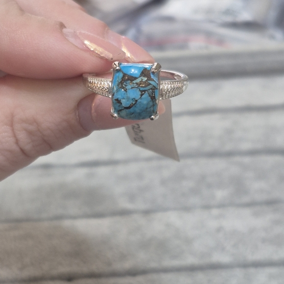 Shop Lc | Jewelry | Silver Turquoise Ring | Poshmark